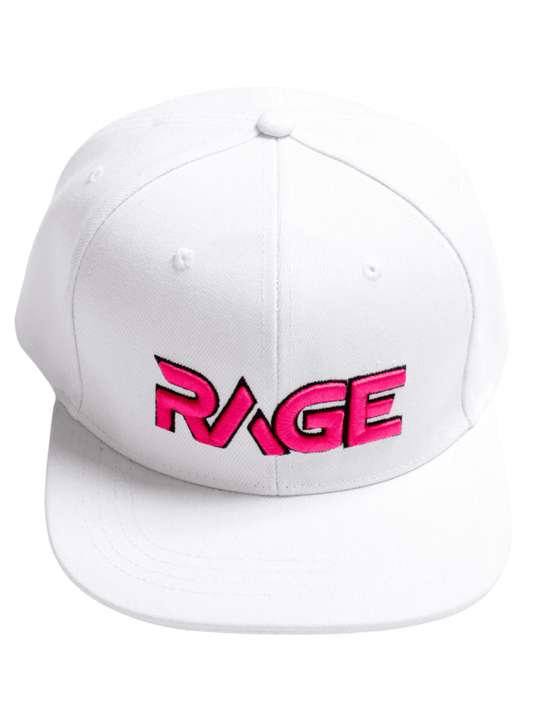 RAGE Style Cap - White - Rage the Label